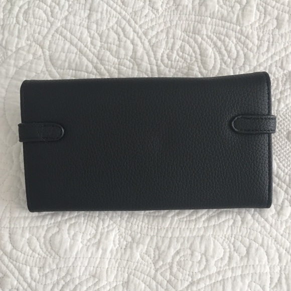 Bags | Black And Gold Wallet Nwot | Poshmark